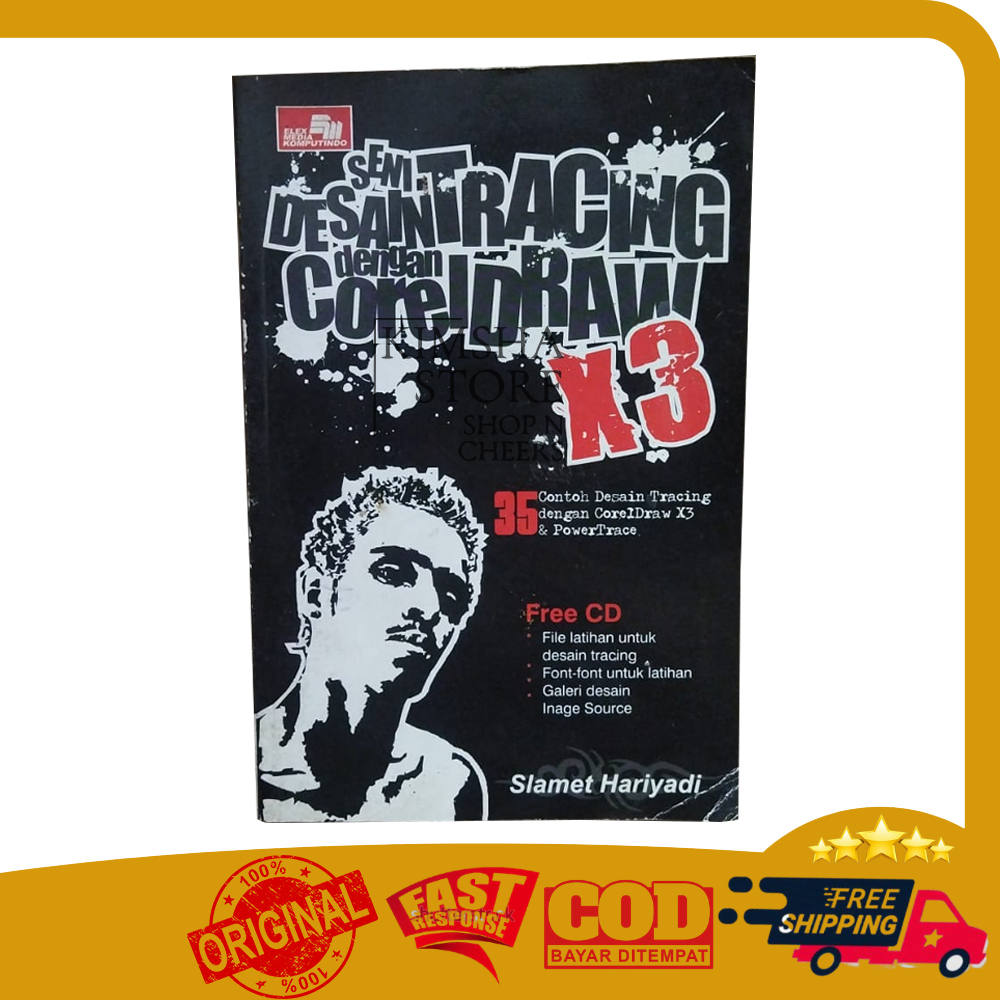 Jual Buku Seni Desain Tracing dengan CorelDraw X3 Design Graphics Book ...