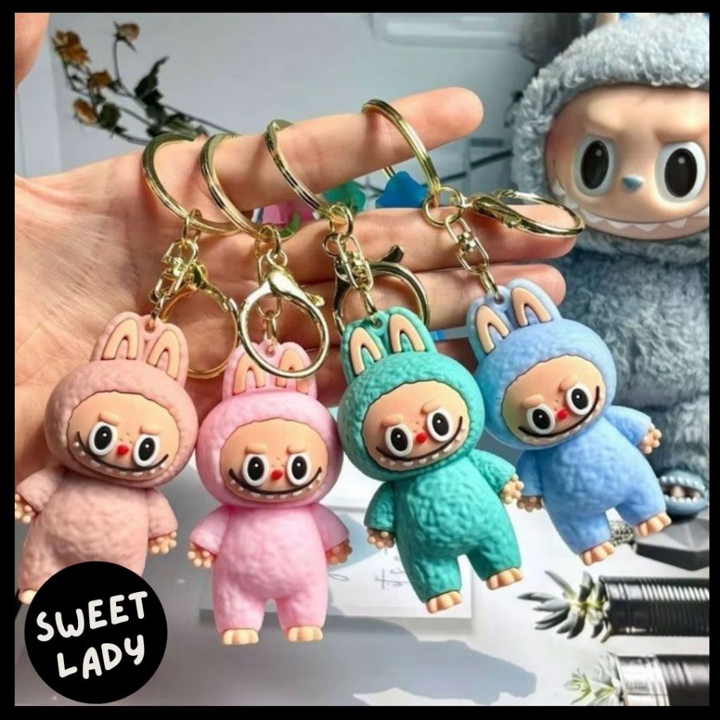 Jual Gantungan Kunci Lisa Blackpink Labubu Boneka Labubu KYC 10 ...