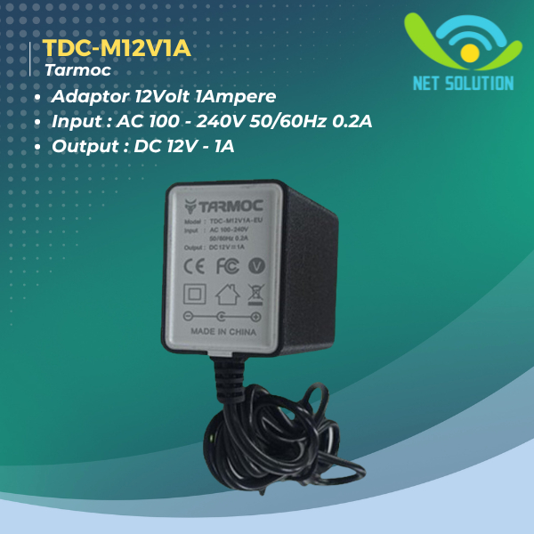 Jual Tarmoc 12V1A Switching Adaptor 12V 1A EU | Shopee Indonesia