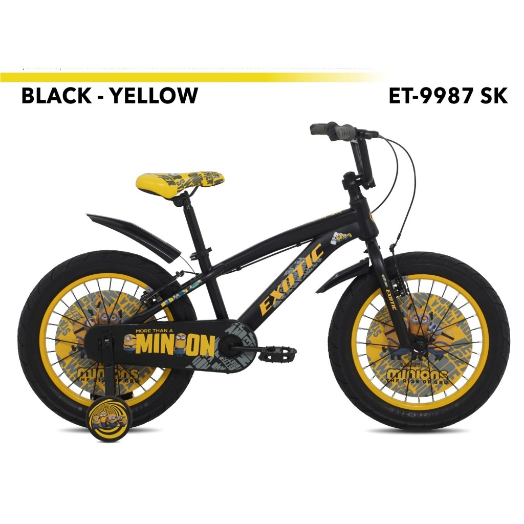 Jual Sepeda Anak Cowok Laki Laki BMX Exotic ET 9987 SK Ukuran12, 16 ...