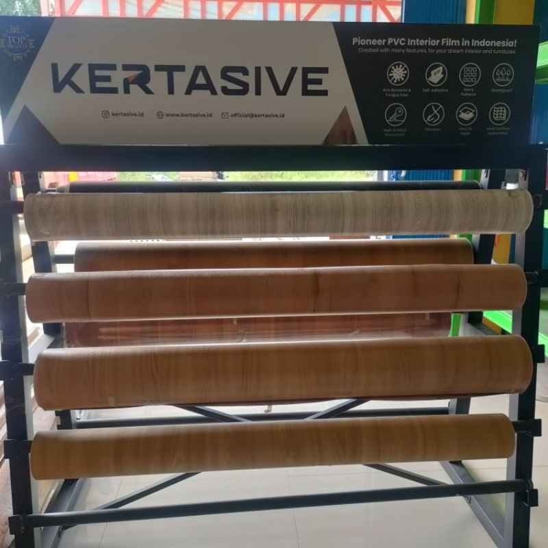 Jual KERTAS SIVE PVC PELAPIS FURNITURE PELAPIS INTERIOR WALLPAPER ...