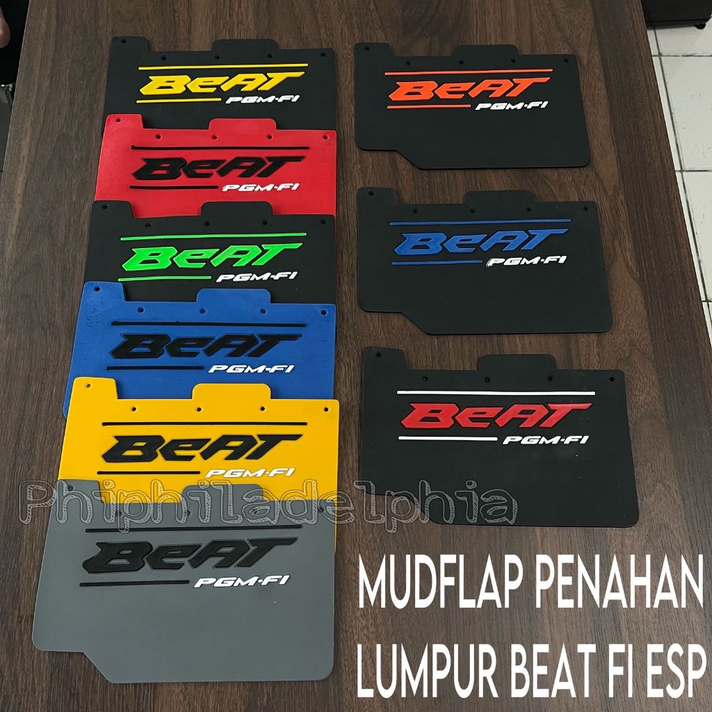 Jual TERBARU MUDFLAP KARET SPAKBOR BEAT ESP HONDA IEJIMO KARET MUD FLAP ...