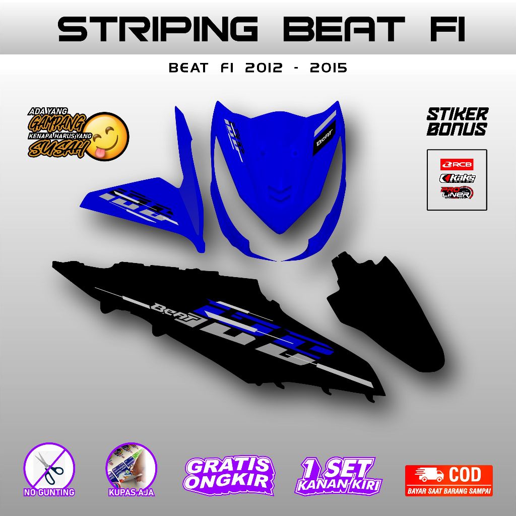 Jual Striping Beat Fi Vietnam Striping Beat Viral Stiker Beat
