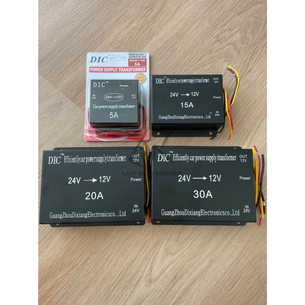 Jual STEP DOWN DC 24V-12V 5A 15A 20A 30A CONVERTER DC 24V KE 12V ...