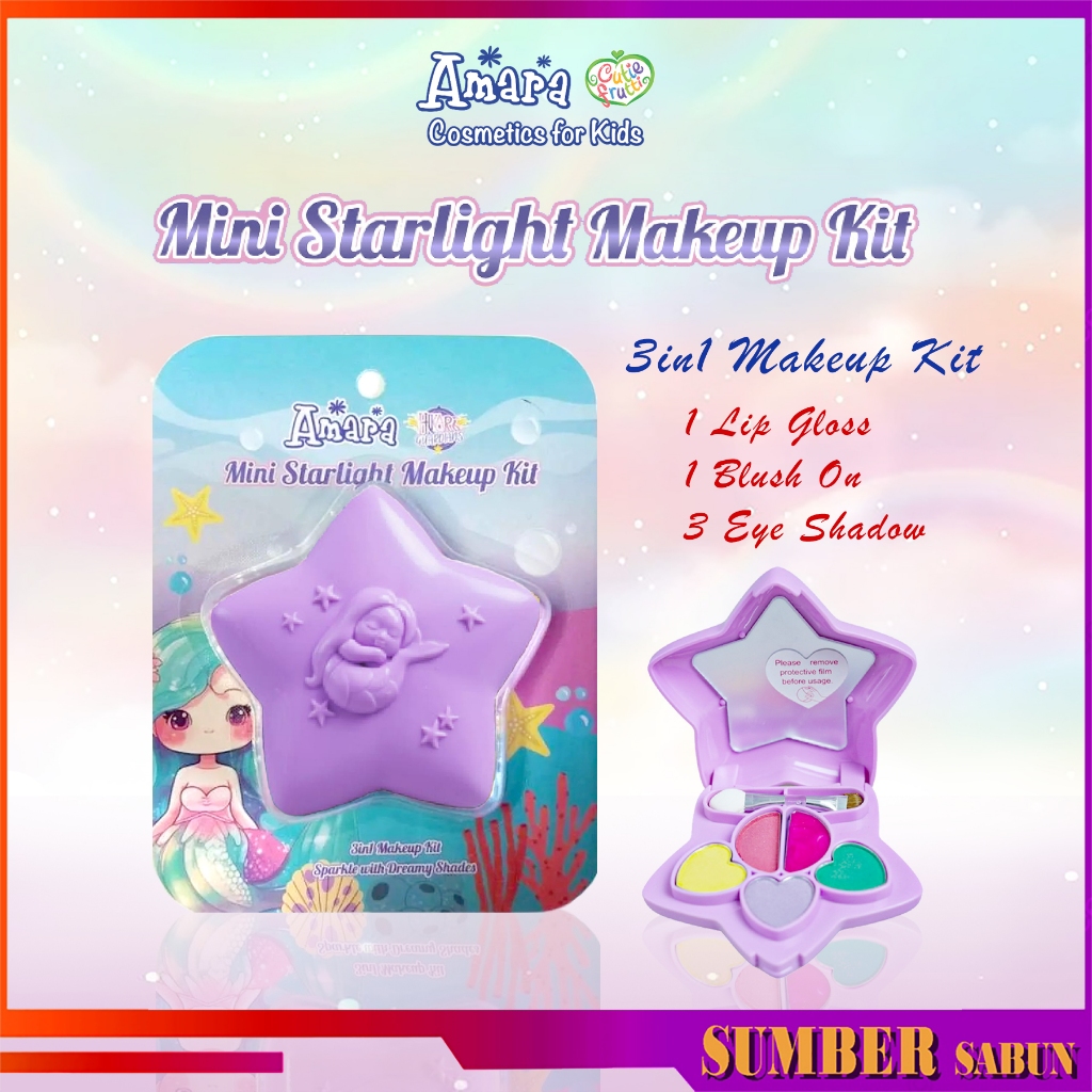 Jual Amara Kids Mini Starlight Makeup Kit Mainan Make up Riasan Untuk ...