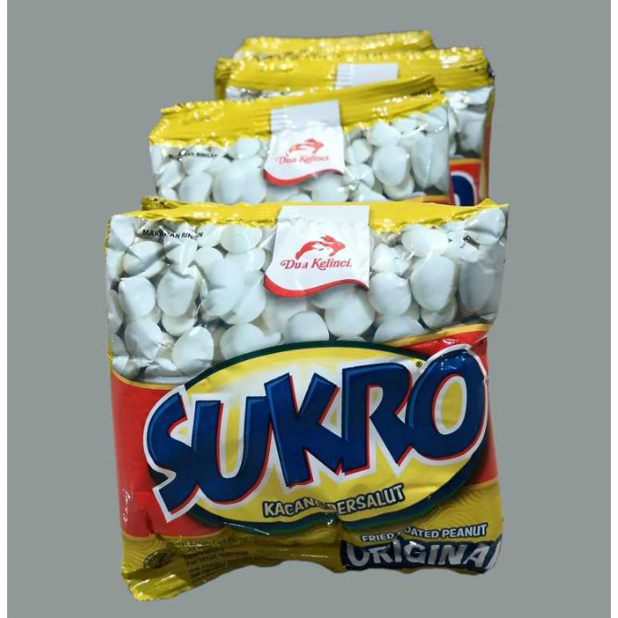 Jual (gratis bubblewrap) Kacang Sukro Dua Kelinci 10 x 20g / Kacang ...