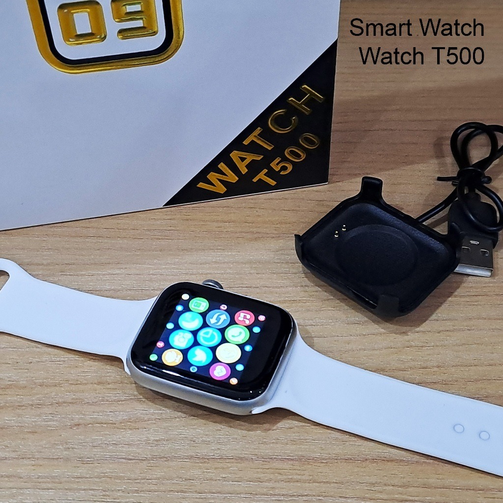 Jual Smartwatch T500 Jam Tangan Pintar bisa telpon dan ganti wallpaper ...