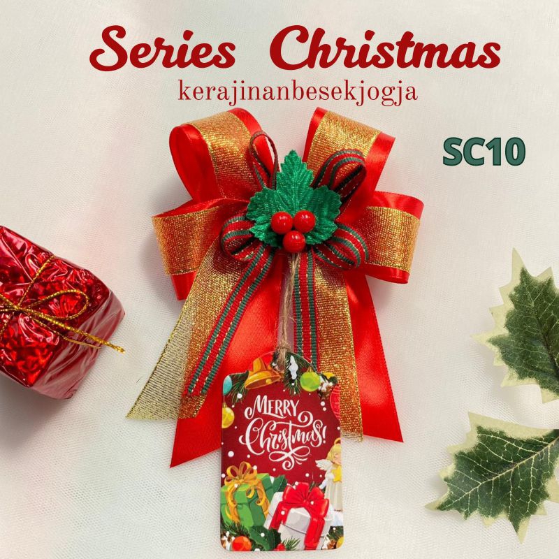 Jual READY PITA NATAL TERBARU 2024 UKURAN 15-17CM SIAP PAKAI | pita jadi pita tempel pita hias ...