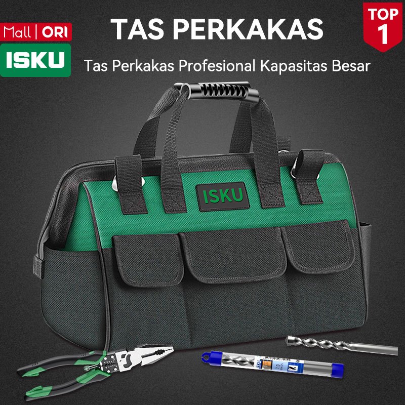 Jual ISKU Tool Bag 13-17 inch Tas Perkakas Multifungsi Bahan Kuat ...