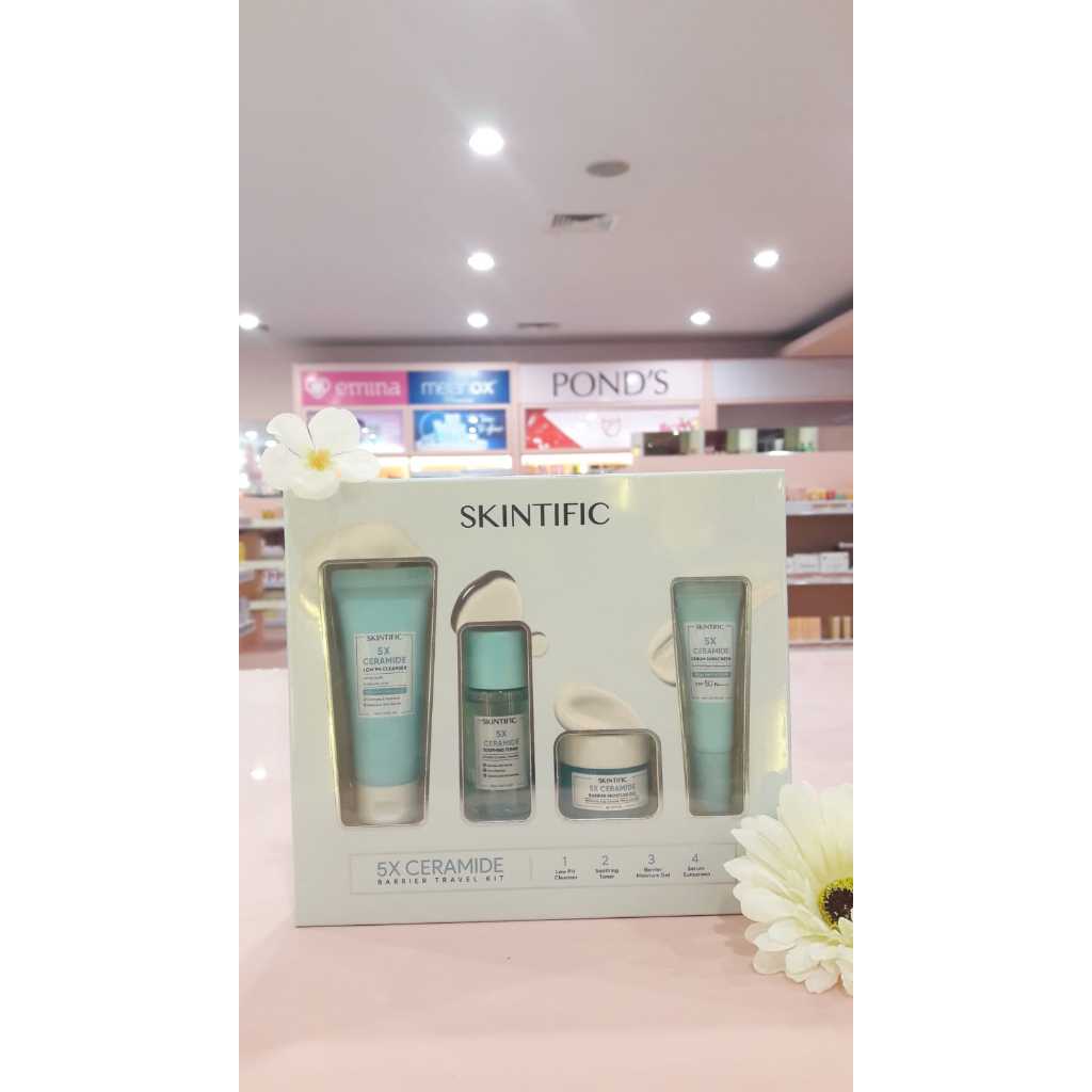 Jual SKINTIFIC 5X CERAMIDE BARRIER TRAVEL KIT BIRU (4PCS) | Shopee ...