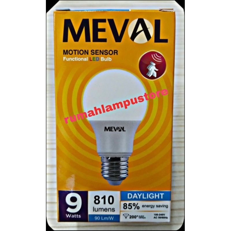Jual MEVAL LAMPU SENSOR GERAK AF8-09A LAMPU FUNGSIONAL | Shopee Indonesia