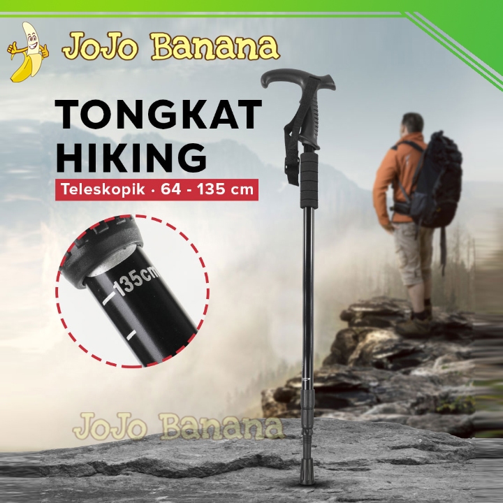 Jual YILAN Tongkat Hiking Trekking Pole Telescopic 3 Section - Alat ...