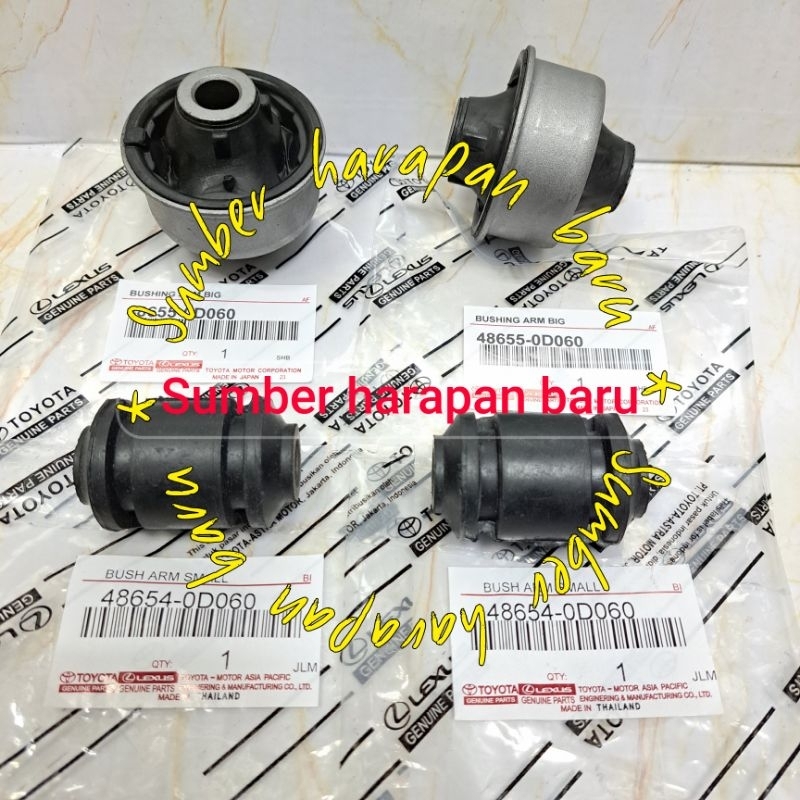 Jual Bushing Lower Arm Sayap Depan Besar Kecil Vios Limo 2002 2003 2004 ...