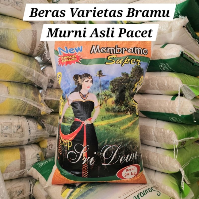 Jual Beras Bramu Murni Asli Pacet Sri Dewi 25kg | Shopee Indonesia