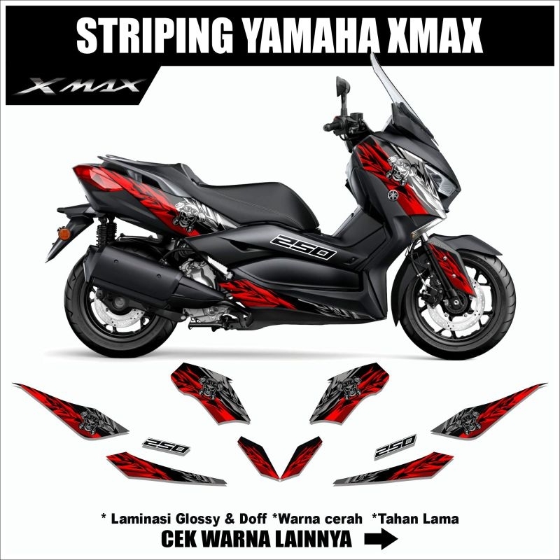 Jual Stiker Decal Xmax Old / Sticker Striping Yamaha Xmax 250 Old ...