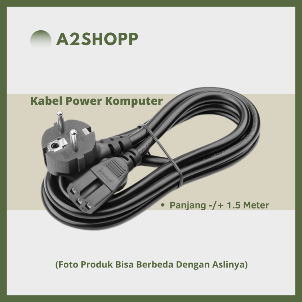 Jual Kabel Power PC/Komputer/CPU/Printer/UPS/Power Supply/LCD/Monitor ...