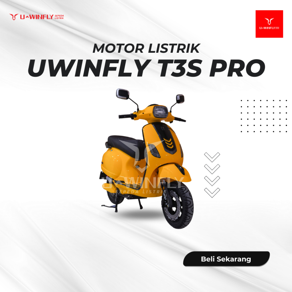 Jual Motor Listrik T3s Pro Uwinfly bergaransi resmi uwinfly | Shopee Indonesia