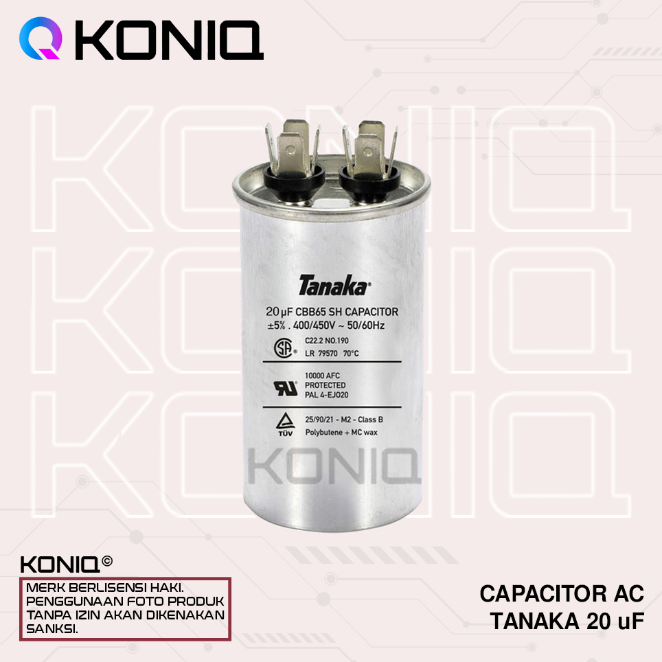 Jual KAPASITOR AC 20 UF MIKRO / CAPASITOR 20 UF MIKRO CBB65 | Shopee Indonesia