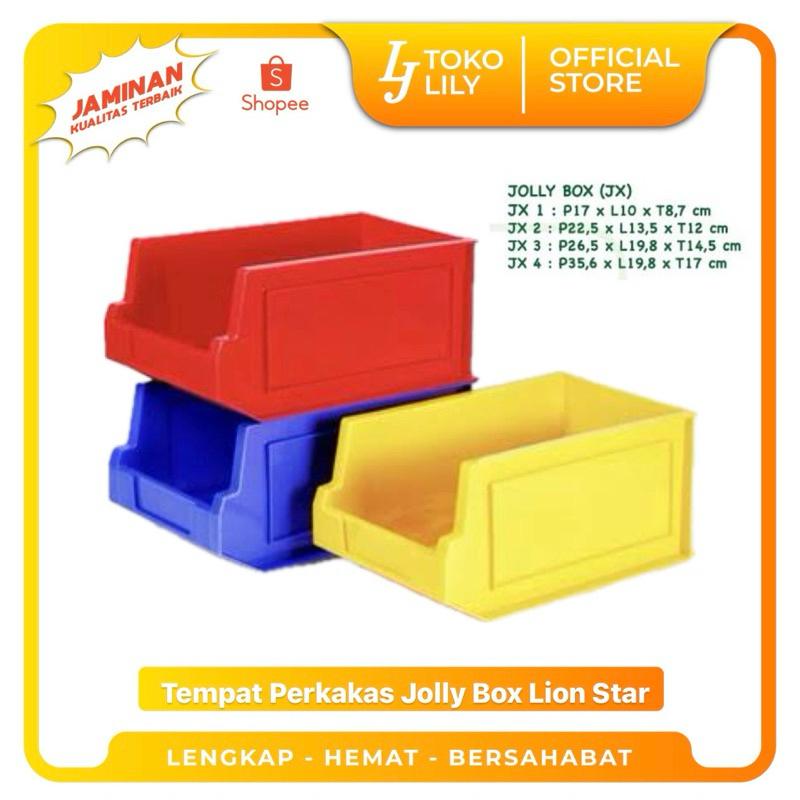 Jual Jolly Box Tempat Perkakas Jolly Box Kotak Sparepart Lion Star No ...