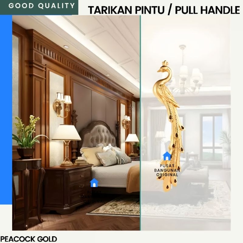 Jual DOOR PULL HANDLE TARIKAN PINTU CLASSIC ANTIQUE BRASS KUNINGAN GOLD ...