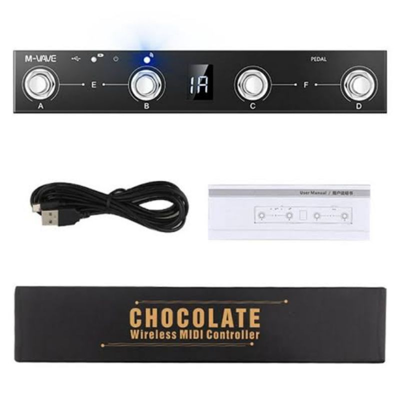 Jual M7 M-Vave MVave Chocolate Midi Programmable Pedal Controller Bluetooth | Shopee Indonesia