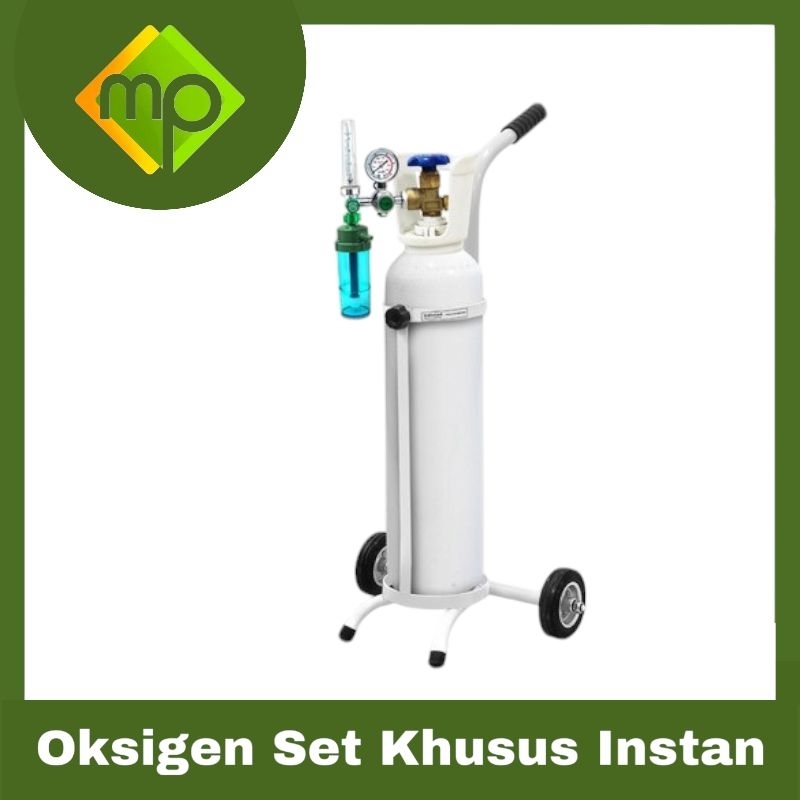 Jual Oksigen Set 1 Kubik Tabung Oksigen 1Set Oksigen Set Khusus Gojek ...
