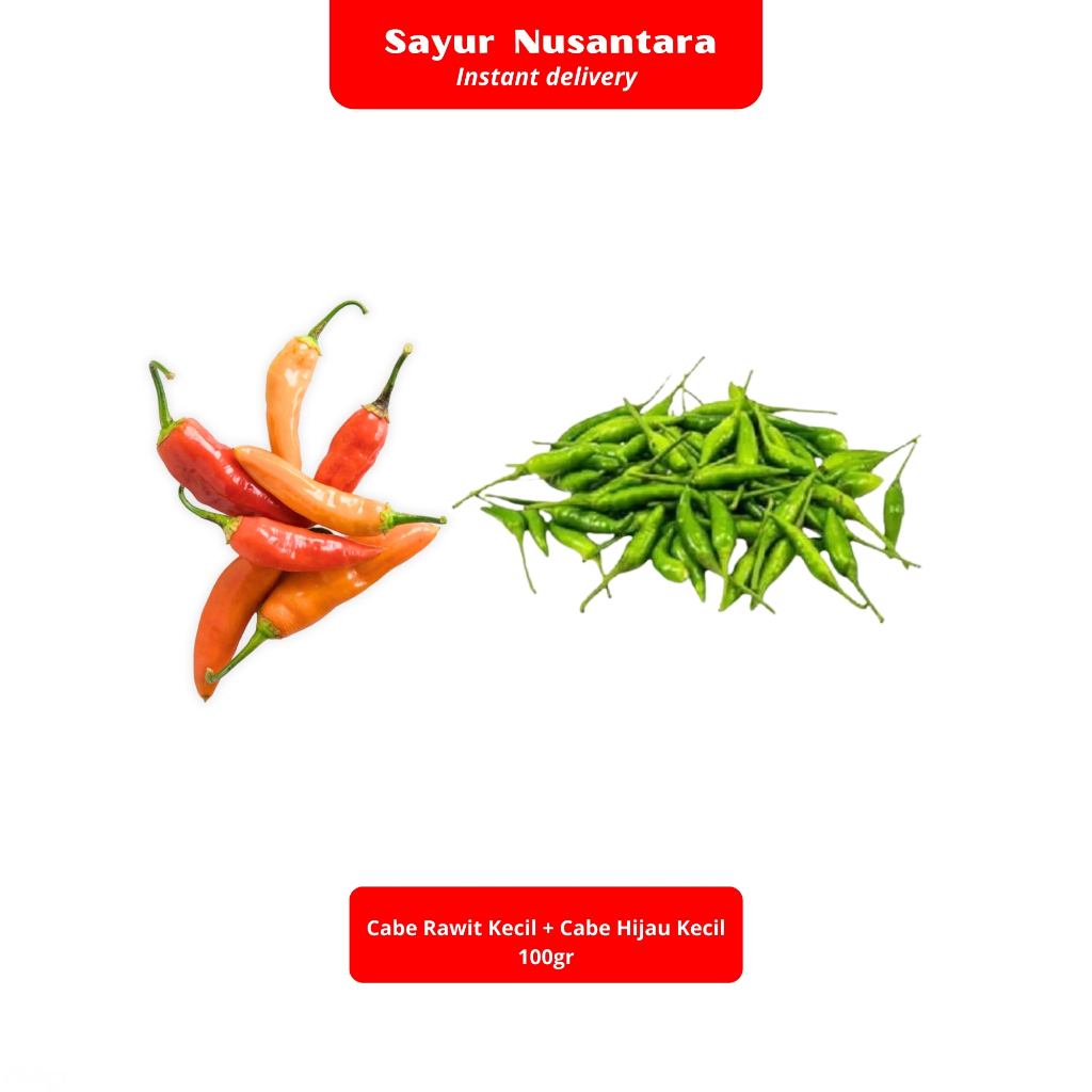 Jual Cabe Rawit Kecil + Cabe Hijau Kecil 100gr - Sayur Nusantara ...