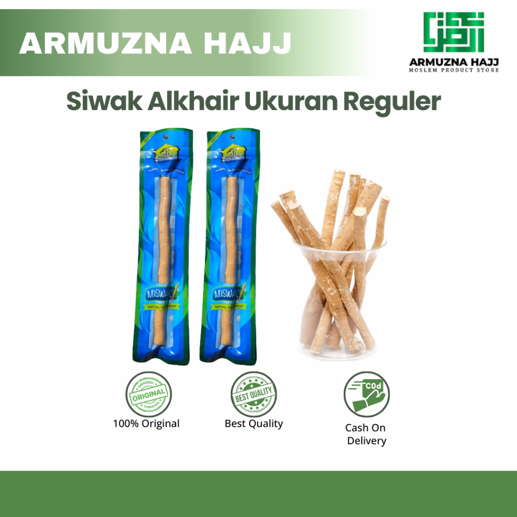 Jual Siwak Al Khair Plus Holder | Kayu Miswak| Kayu Siwak Dengan Pen ...