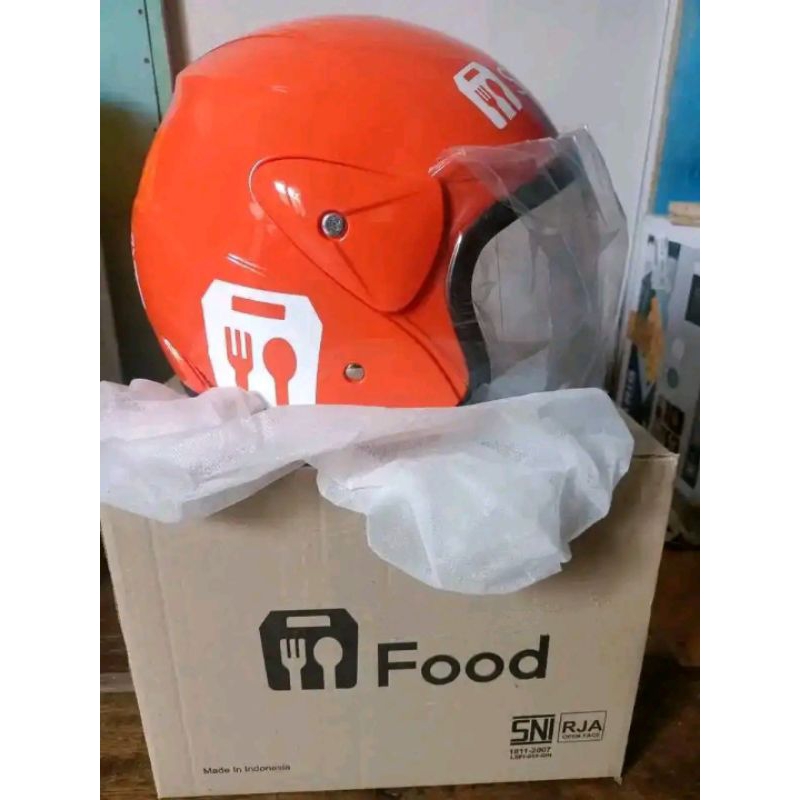 Jual helm food oren | Shopee Indonesia