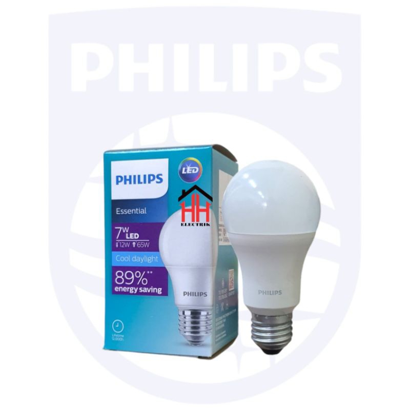Jual Bohlam Lampu LED Buld Philips Essential 7W 7 Watt E27 6500k Putih ... Jual Bohlam Lampu LED Buld Philips Essential 7W 7 Watt E27 6500k Putih ...