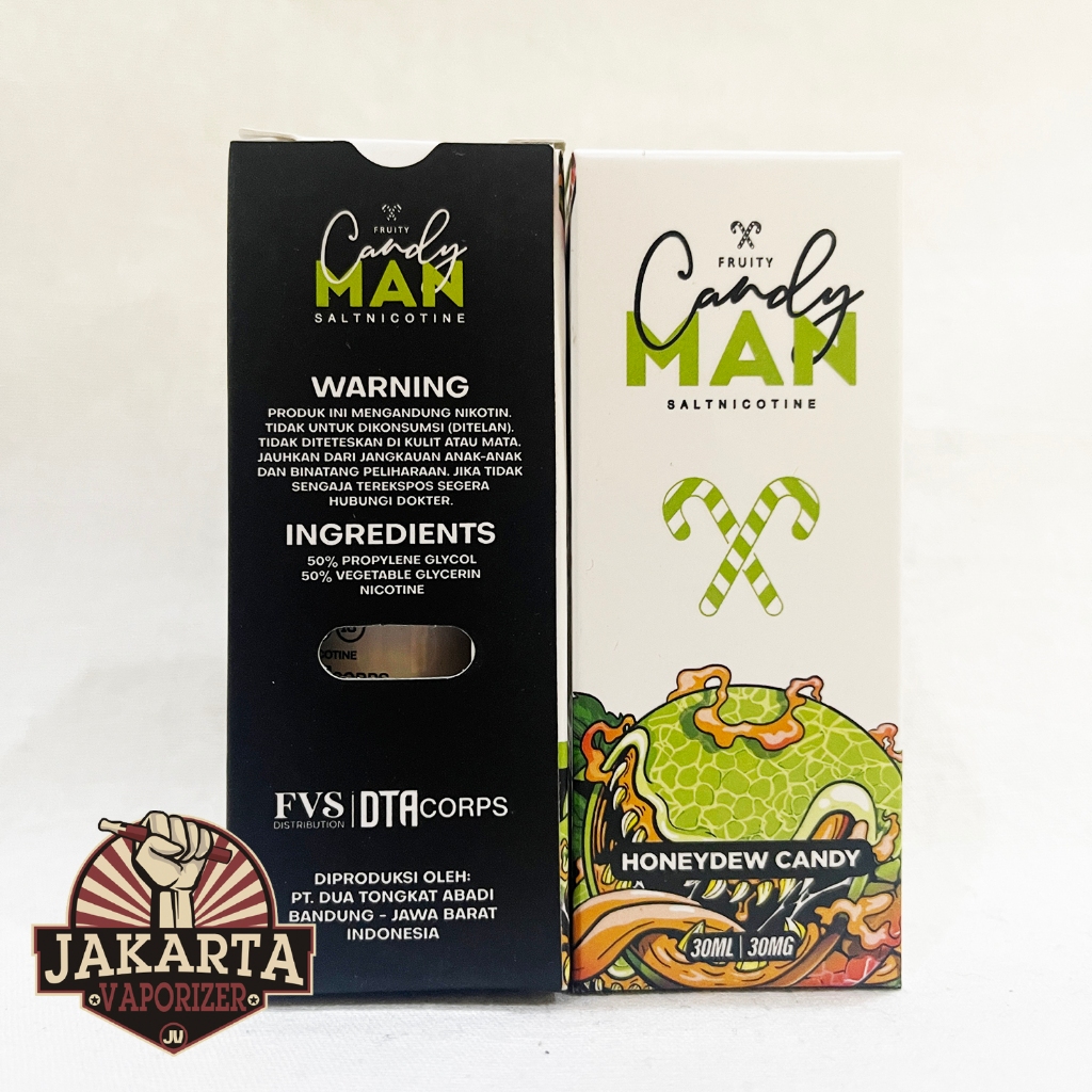 Jual [SALT] CANDY MAN HONEYDEW CANDY 30ML 30MG CANDYMAN LIQUID FVS X ...