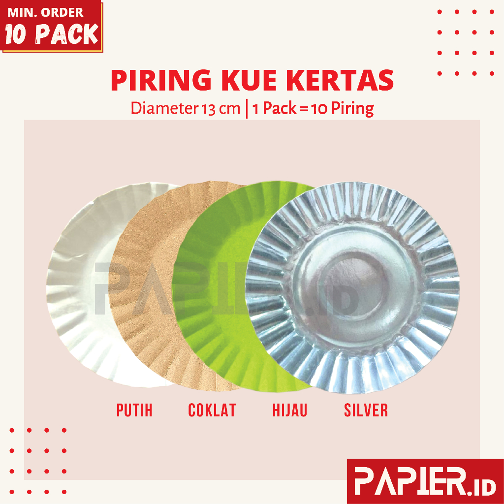 Jual (Isi 10 pcs) Piring Kue Kertas / Paper Plate Ulang Tahun | Shopee ...
