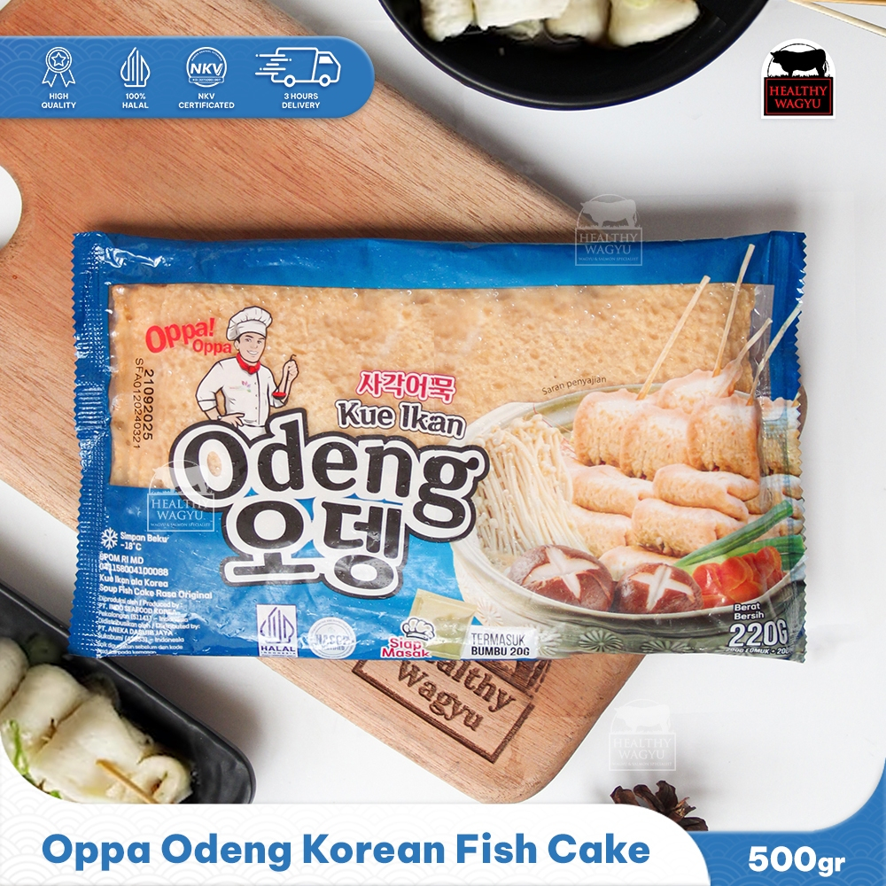 Jual Oden Odeng | Eomuk Kotak| Korean Fish Cake OPPA 200g + Bumbu HALAL ...
