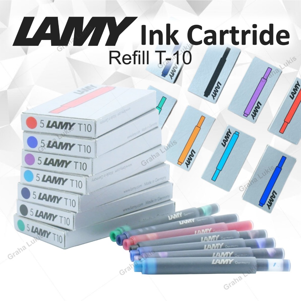 Jual LAMY Ink Cartridge REFILL T-10 - Set 5 | Shopee Indonesia