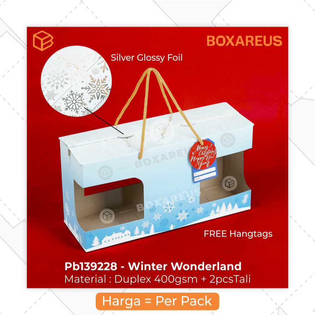 Jual Box Toples Tabung Packaging Hampers Kemasan 3 Jar Silinder ...