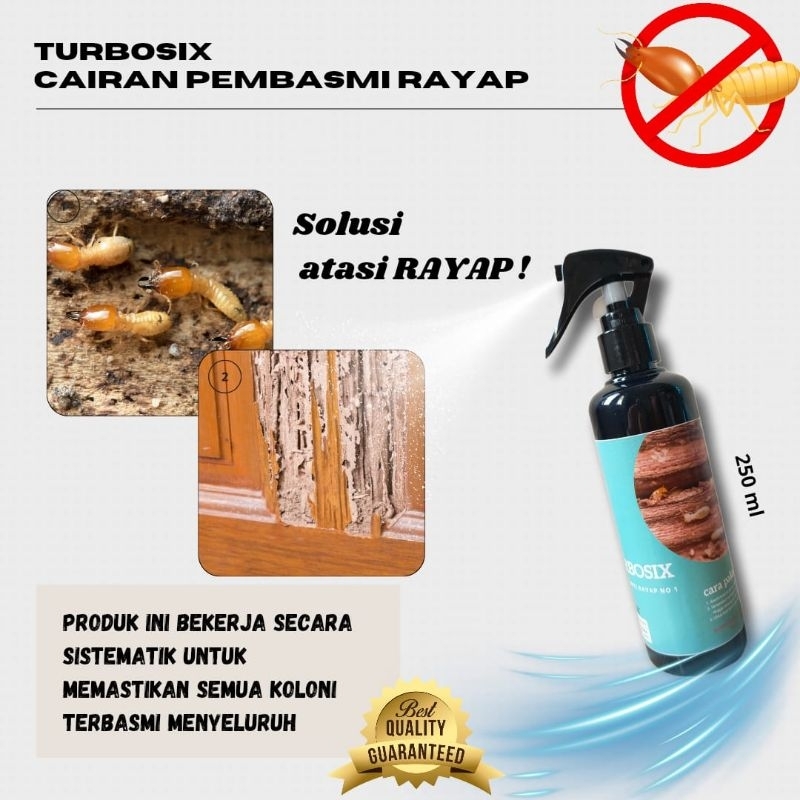 Jual TURBOSIX SPRAY ANTI RAYAP KAYU JENDELA, LEMARI, PINTU DAN KUNSEN ...