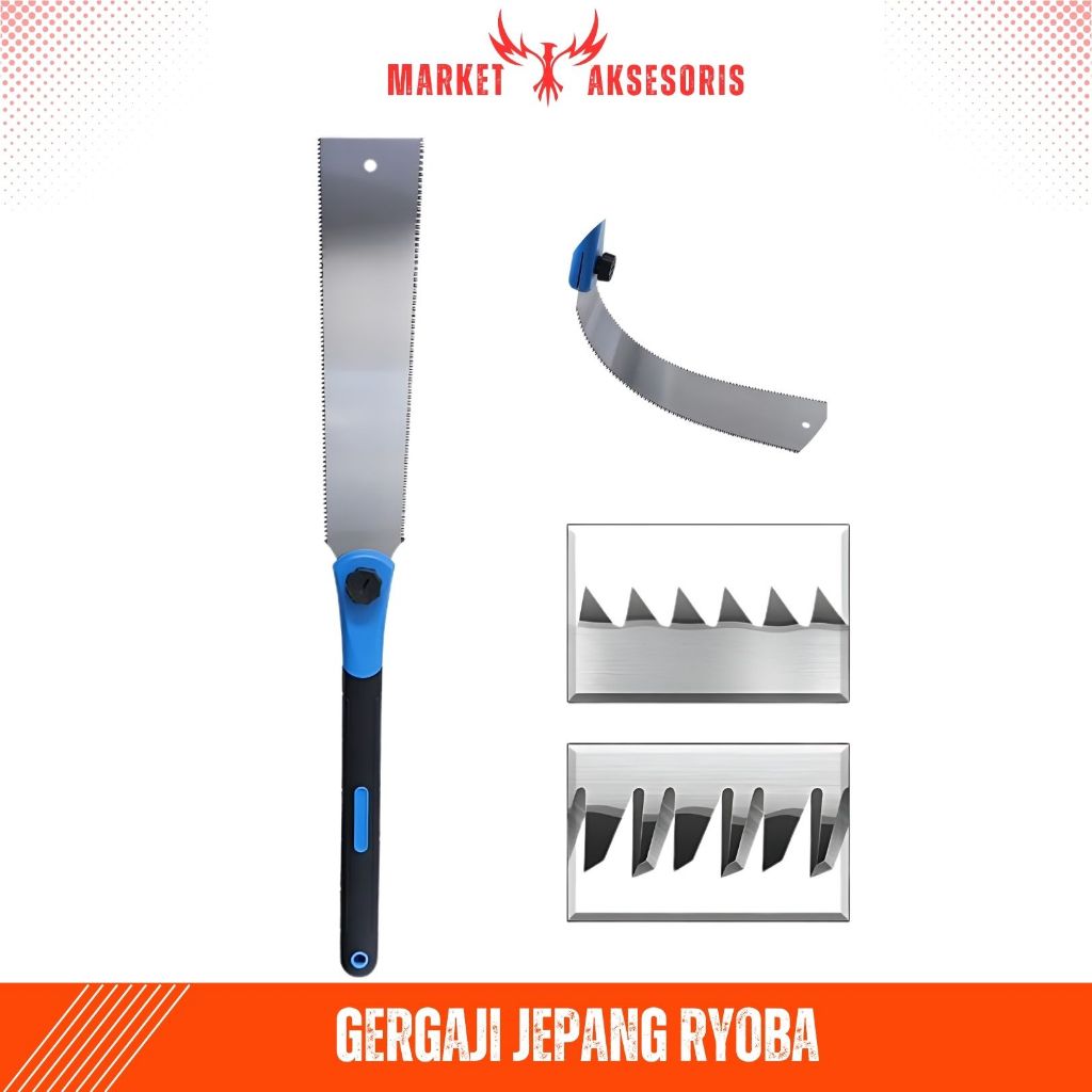 Jual Gergaji Jepang Ryoba Double Edge Rip Cut Cross Cut Razor Saw Japan ...
