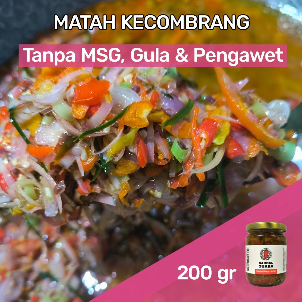 Jual Sambal Matah Kecombrang Juara -- Sambel Matah Mentah Tanpa MSG Gula Pengawet Premium ...