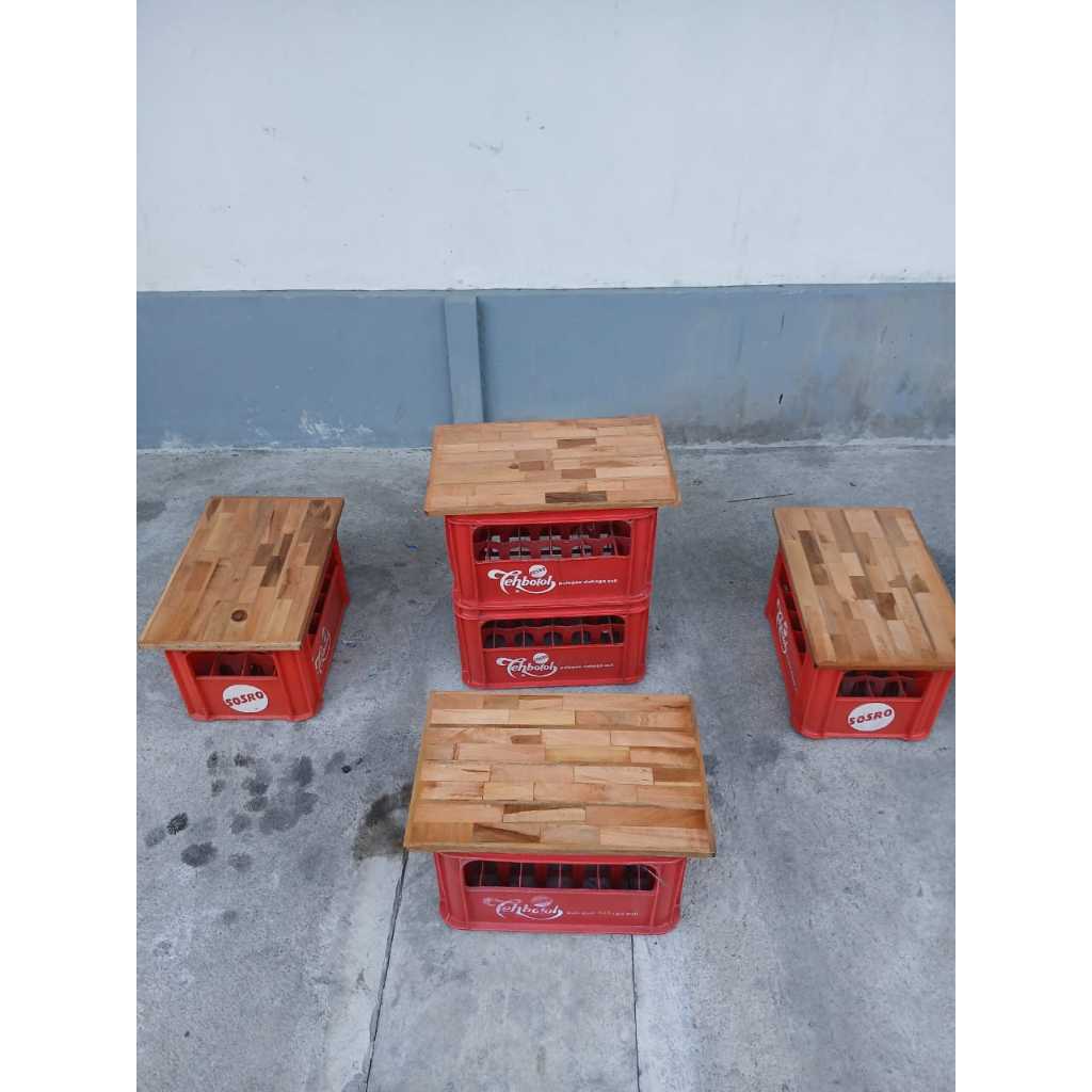 Jual Meja Cafe,Meja Krat Botol, | Shopee Indonesia