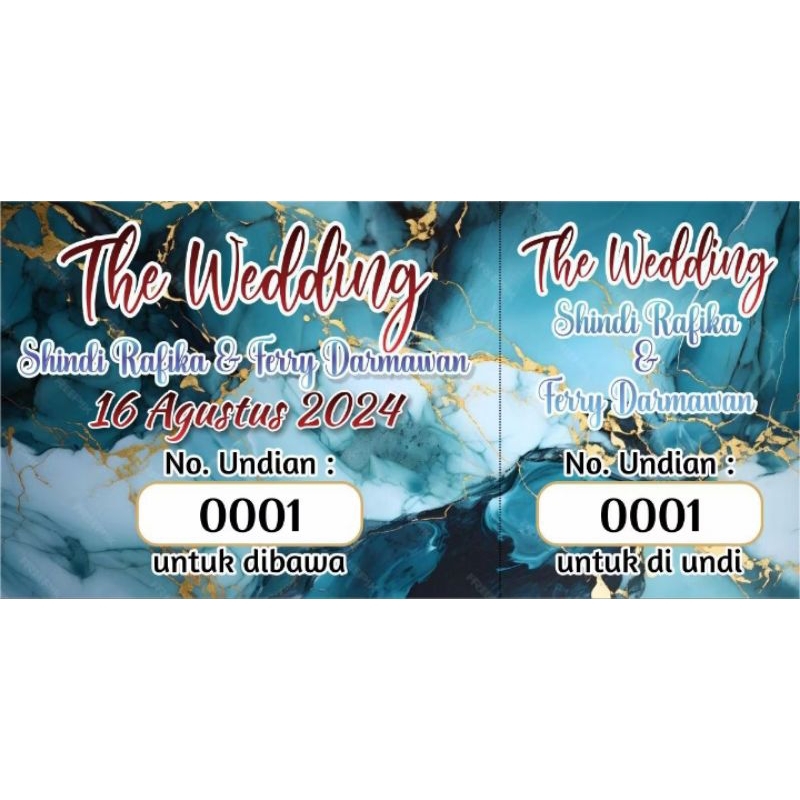 Jual Kupon Doorprize Pernikahan dan acara resmi | Shopee Indonesia