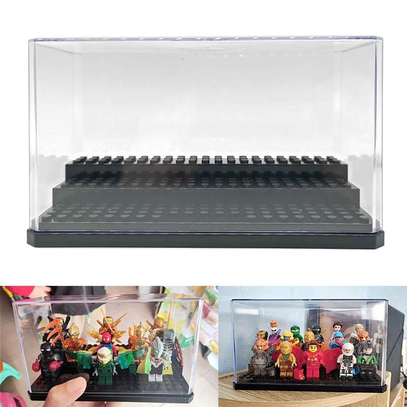 Jual Display Box Lego Base Plate Mini Display Minifigure Acrylic Frame ...