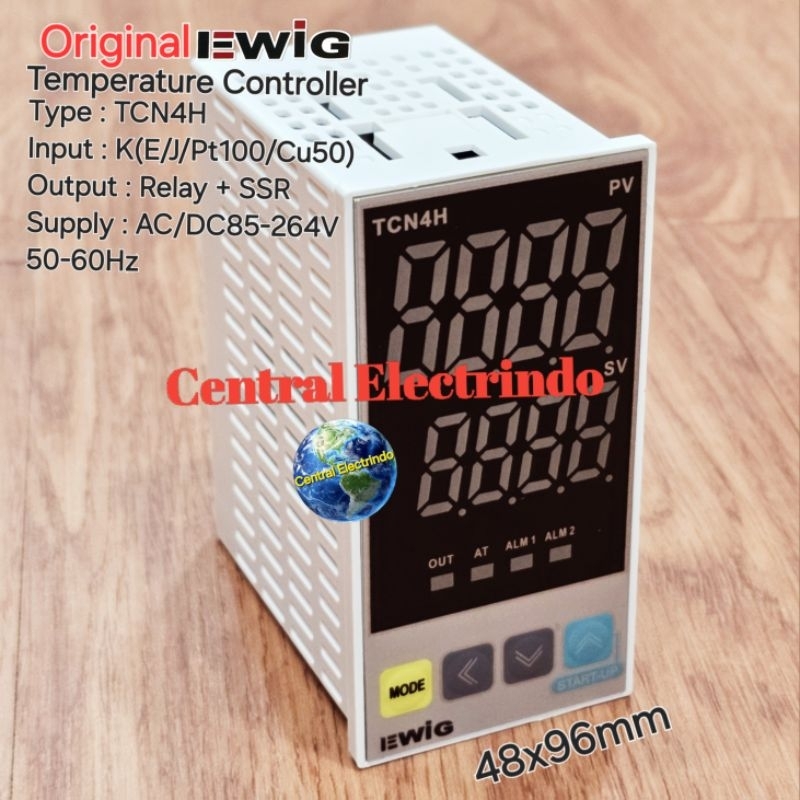 Jual Temperature Controller EWIG TCN4H 48x96mm Output Relay+SSR AC/DC85-264V | Shopee Indonesia