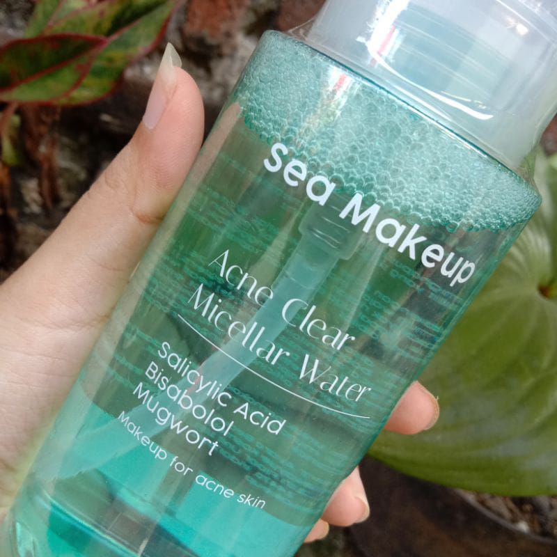 Jual Sea Makeup Acne Clear Micellar Water Untuk Kulit Berjerawat 300ml ...