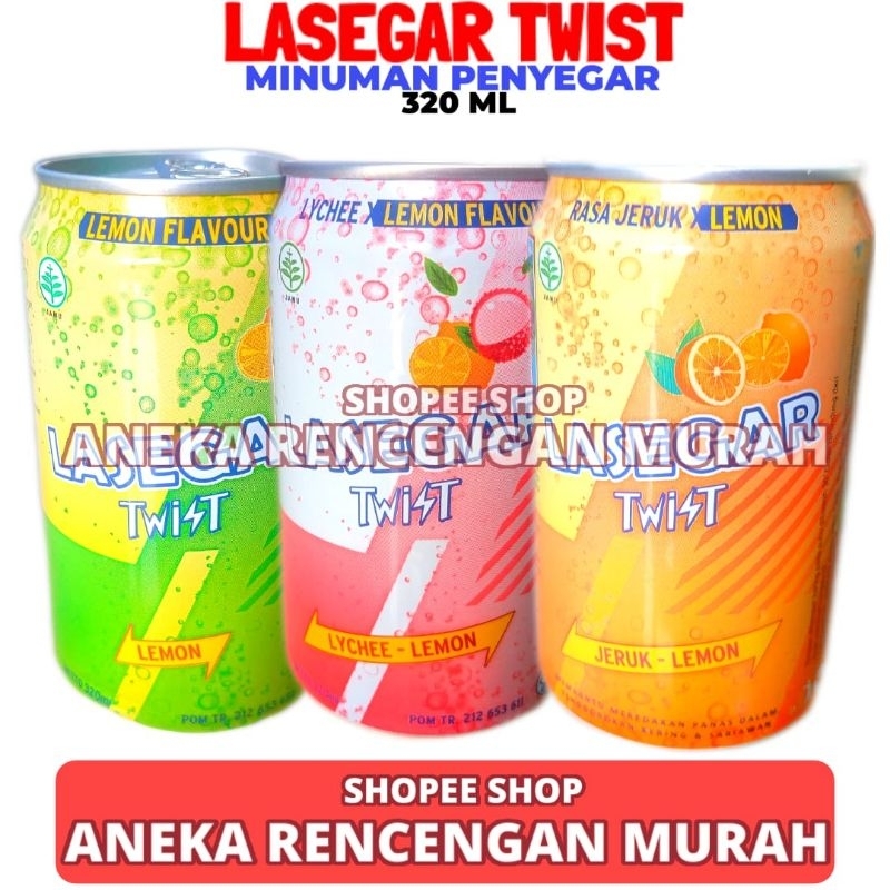 Jual Larutan Penyegar Lasegar Twist Rasa Buah Kaleng 320ml | Shopee Indonesia