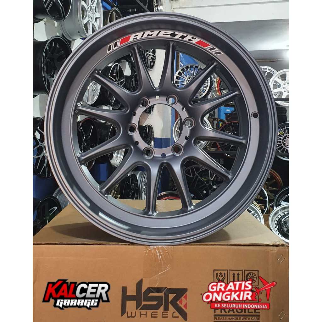 Jual VELG MOBIL HSR R18 AMETH 6X139,7 UNTUK PAJERO FORTUNER HILUK ...