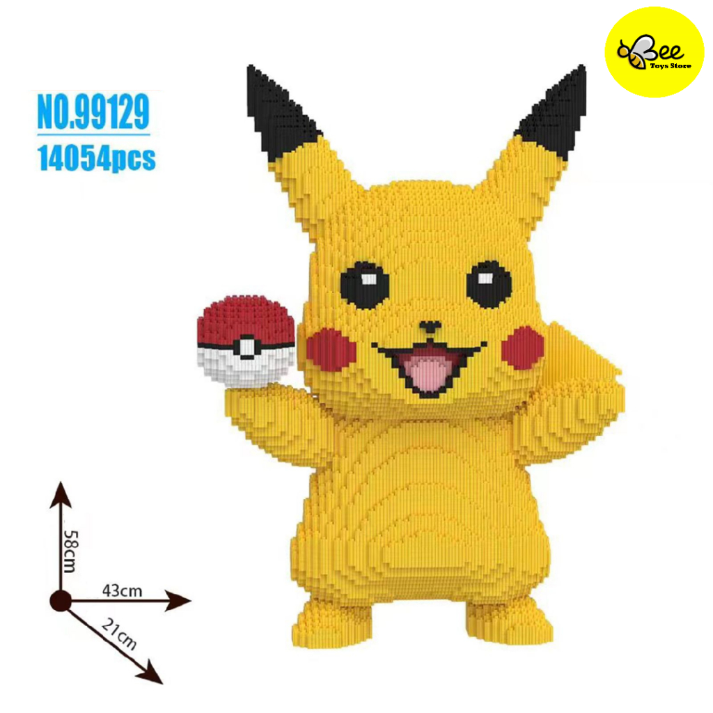 Jual Nano Blocks BIG POKEMON PIKACHU 3D Model,Mainan Blok Susun ...