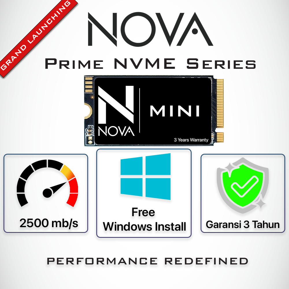 Jual Nova Prime Mini M2 NVMe SSD 2242 Internal SSD Garansi 3 tahun Pcie ...