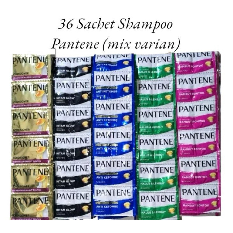 Jual 36 Sachet Shampoo Pantene Renceng Anti Ketombe dan Rambut Rontok ...
