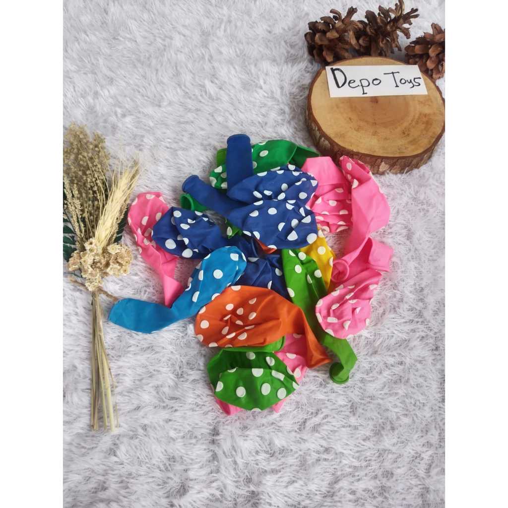 Jual Mainan Anak Balon Polkadot Per Biji | Shopee Indonesia
