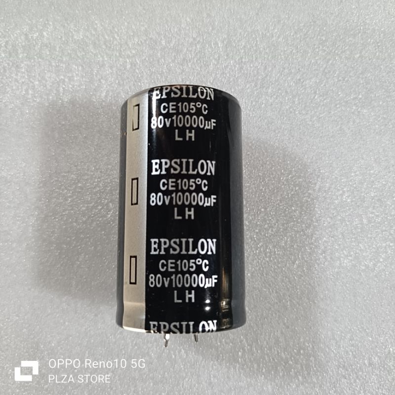 Jual Elco epsilon 10000uf 80v original Capasitor elko 80v 10.000uf ...